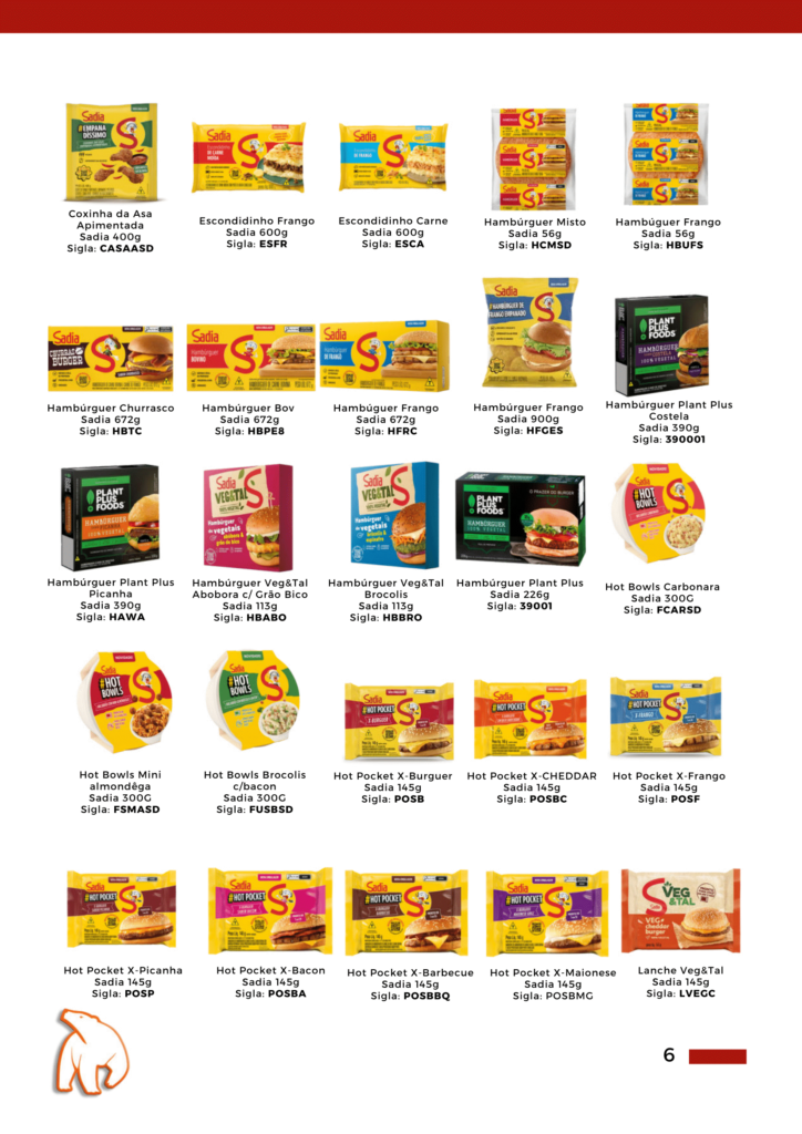 Linha de produtos Foz do Iguaçu - Difal Alimentos