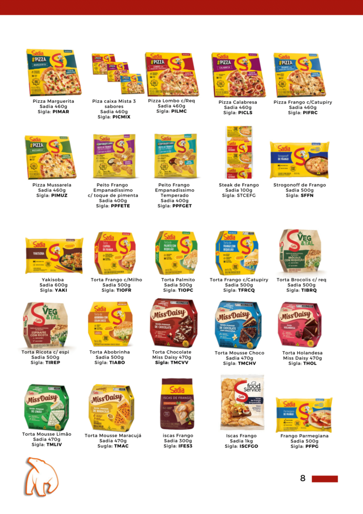 Linha de produtos Foz do Iguaçu - Difal Alimentos
