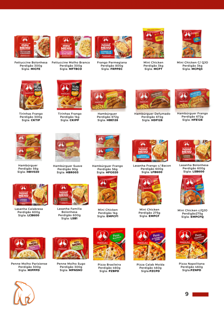 Linha de produtos Foz do Iguaçu - Difal Alimentos