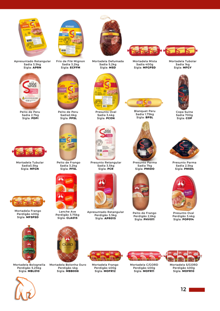 Linha de produtos Foz do Iguaçu - Difal Alimentos