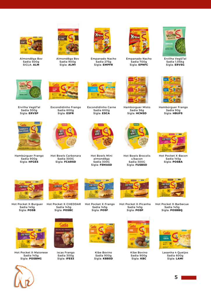 Linha de produtos Maringá e Região - Difal Alimentos