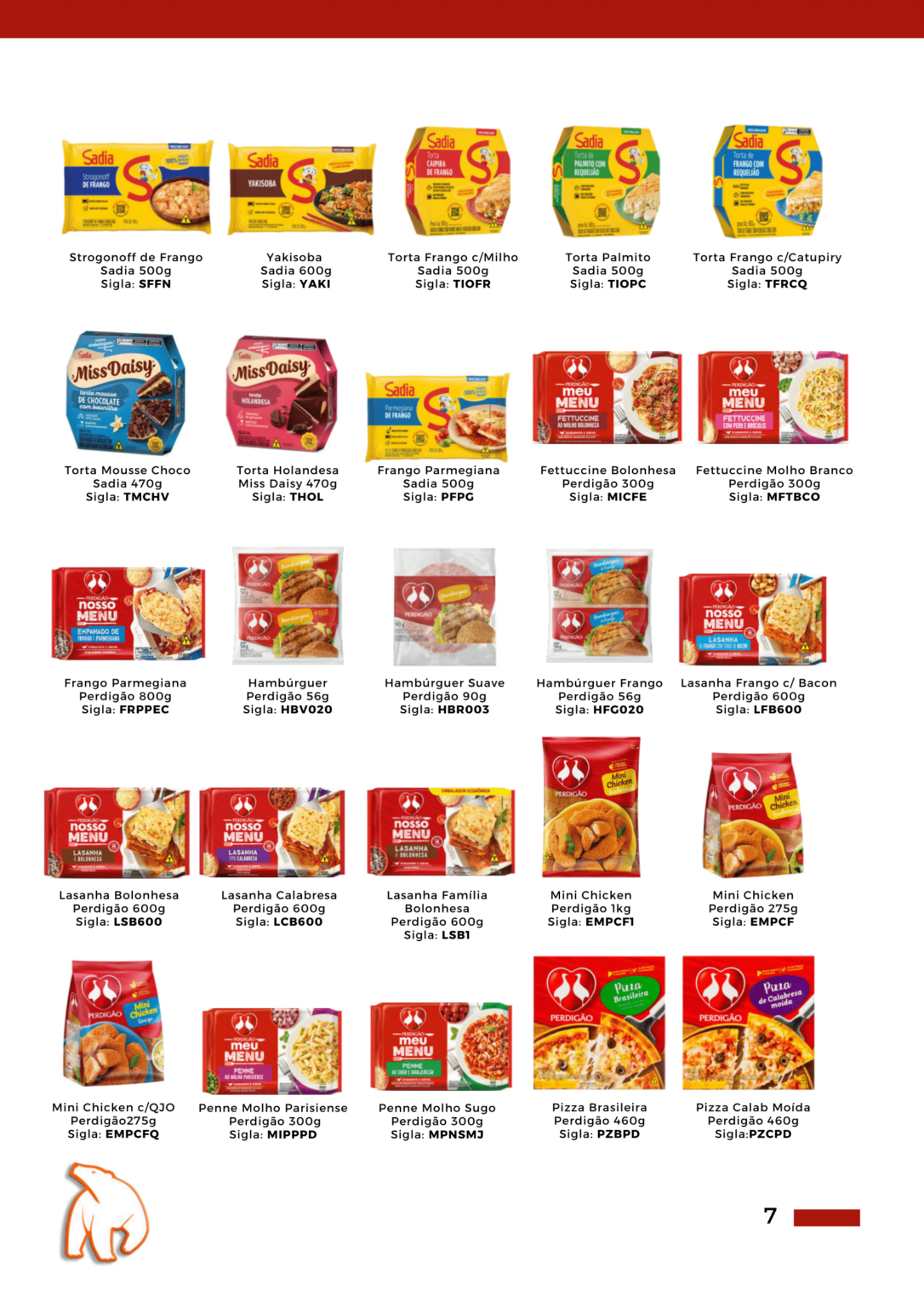 Linha de produtos Maringá e Região - Difal Alimentos